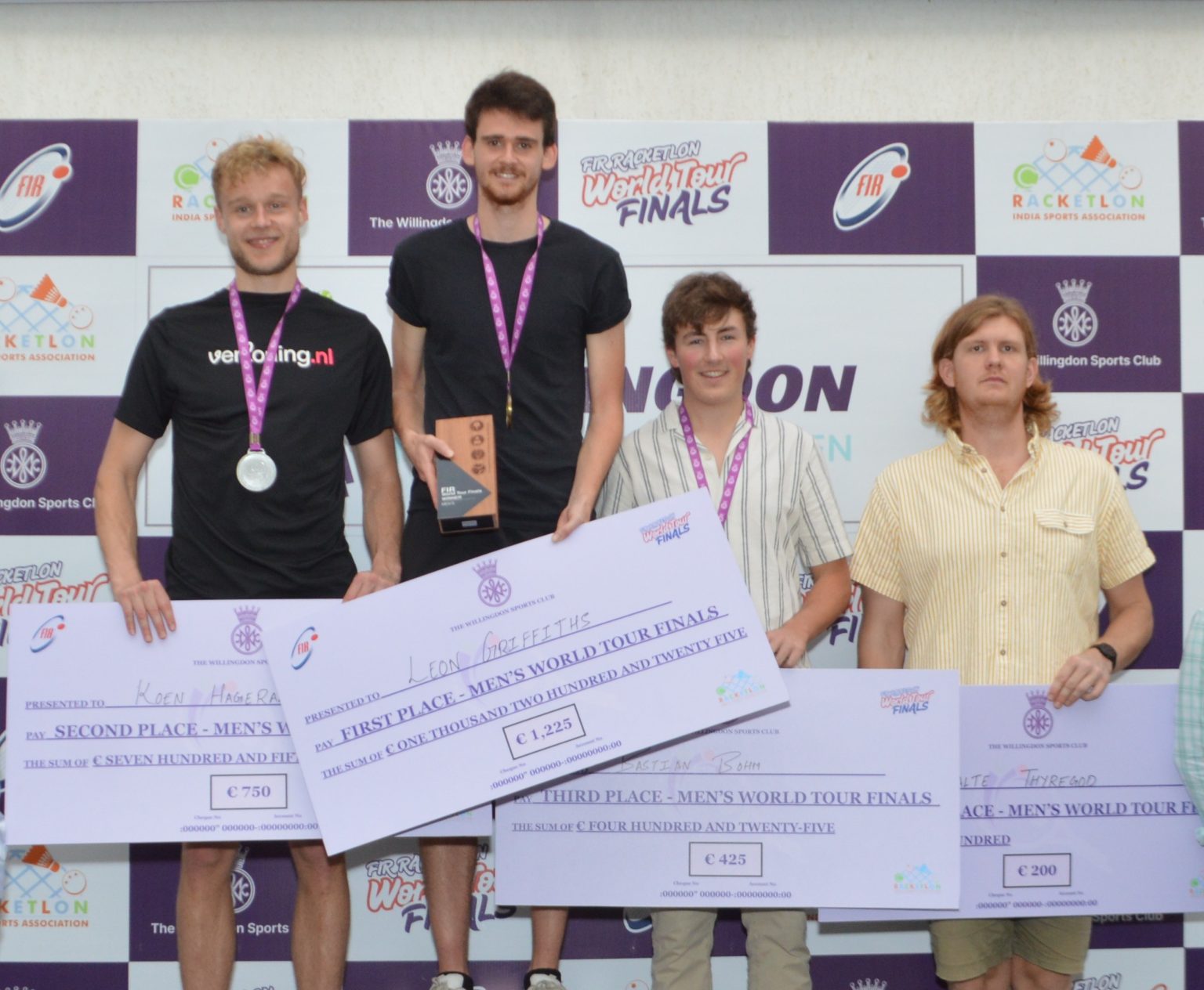 Pauline Cavé, Leon Griffiths win 2025 World Tour Finals - Racketlon.net